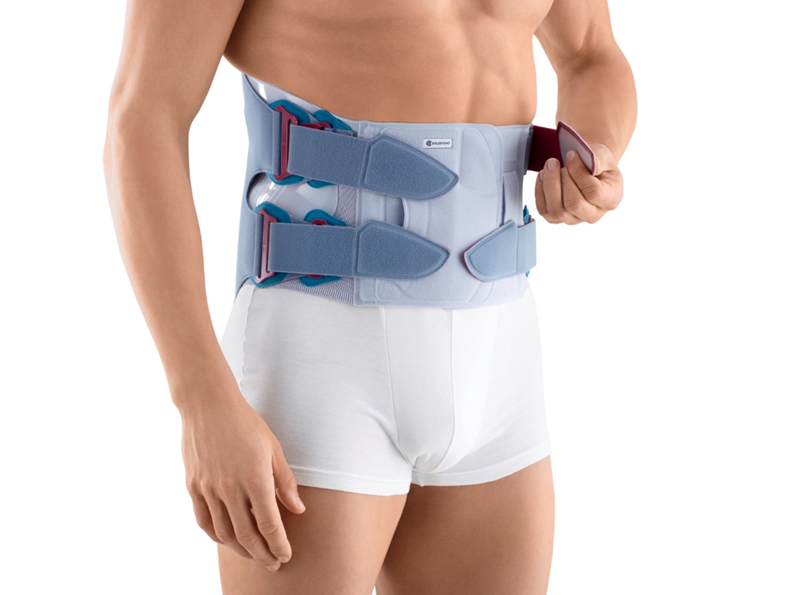 Bauerfeind SofTec Lumbo, titan, kratka ortoza za kralježnicu - BAUERFEIND.HR - BAUERFEIND